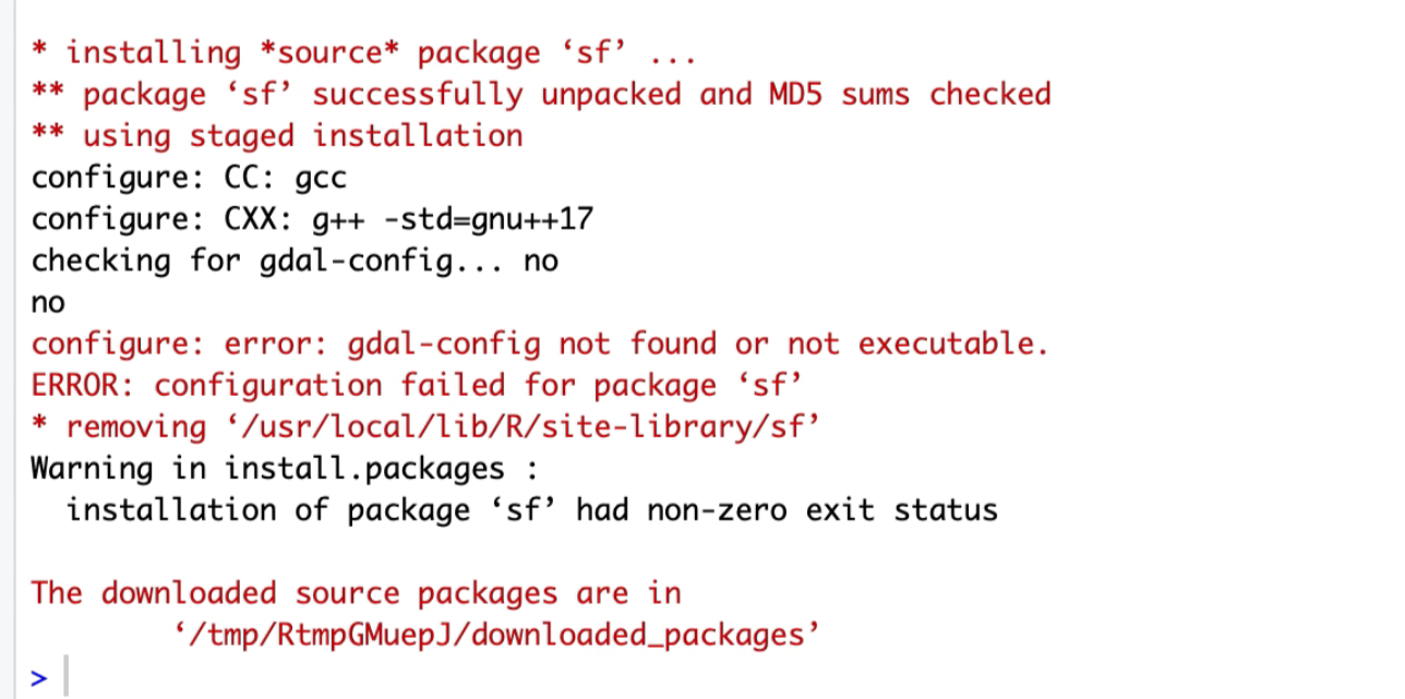 安装install.packages("sf")报错解决办法.checking GDAL: checking whether PROJ - 生信圆桌